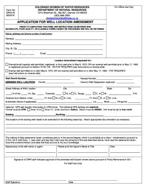 Fillable Online guide to colorado well permits, water rights, and ...