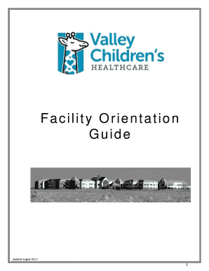 Fillable Online Facility Orientation Guide - Final Fax Email Print ...