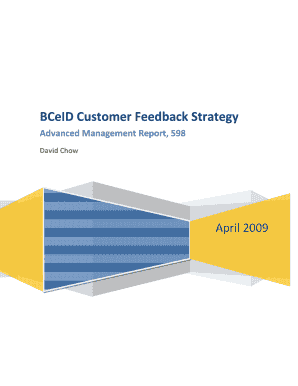 Fillable Online dspace library uvic BCeID Customer Feedback Strategy ...