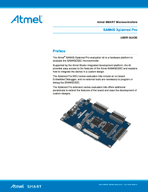 Fillable Online Atmel SAM4S Xplained Pro. Atmel SAM4S Xplained Pro evaluation kit is a hardware ...