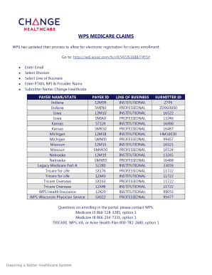 Fillable Online Change Healthcare CLAIMS Provider Information Form Fax ...