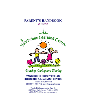 Fillable Online PARENT'S HANDBOOK Fax Email Print - pdfFiller