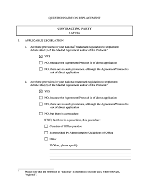 Fillable Online Model Forms - WIPO Fax Email Print - pdfFiller