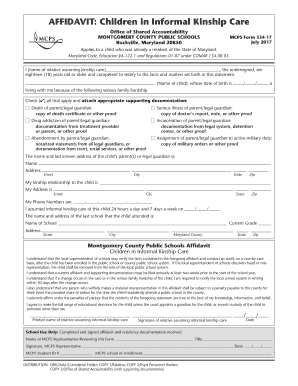 Fillable Online MCPS Form 334-17, 7/04. Affidavit Fax Email Print ...