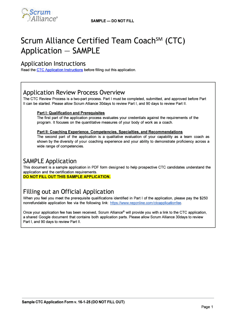Fillable Online Application SAMPLE Fax Email Print - pdfFiller