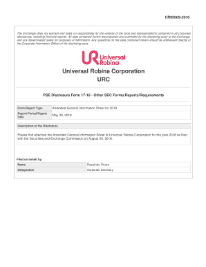 Fillable Online PSE Disclosure Form 17-18 - Universal Robina ...