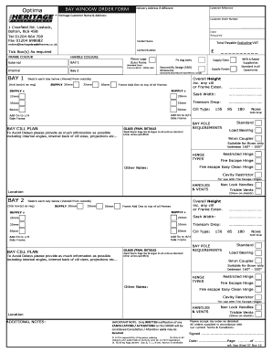 Fillable Online Composite Door Order Form - Heritage Trade Frames Fax ...