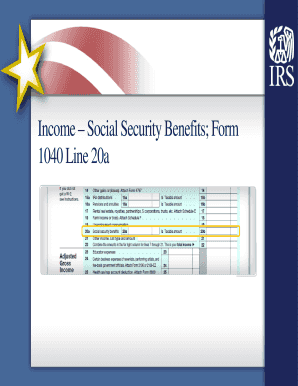 Fillable Online apps irs Income Social Security Benefits; Form Fax ...