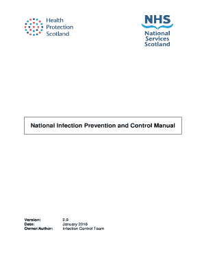 Fillable Online Infection Prevention and Control Guidance for NHS and ...