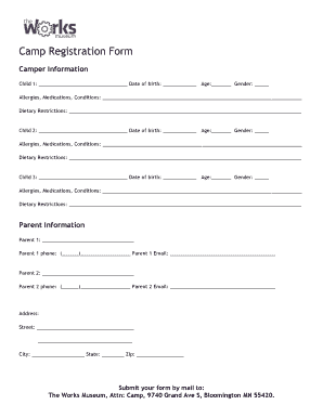 Fillable Online Phone/ In Person Registration Form Fax Email Print ...