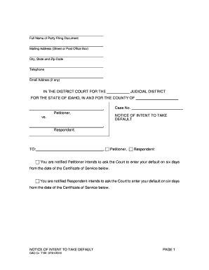 Fillable Online courtselfhelp idaho Forms: Name Changes STATE OF IDAHO JUDICIAL BRANCH Fax Email ...