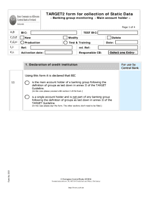Fillable Online 3000CB Main form. Static Data Collection Fax Email ...