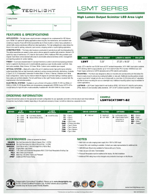 Fillable Online lsmt series - Techlight Fax Email Print - pdfFiller