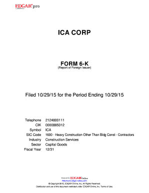 Fillable Online ICA CORP Fax Email Print - pdfFiller