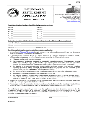 Fillable Online cms leoncountyfl site plan application with 2 track - Leon County Fax Email ...