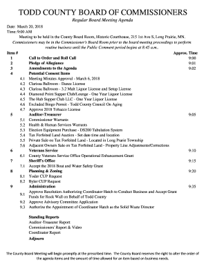 Fillable Online Todd County, MN "Where the forest meets the prairie ...