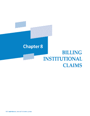 Fillable Online Chapter 8- Billing Institutional Claims.pdf Fax Email ...