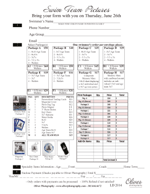 Fillable Online Swim Team Pictures - Louisville Dolphins Fax Email Print - pdfFiller