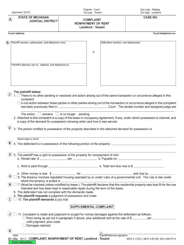 Fillable Online courts michigan Fax Email Print - pdfFiller