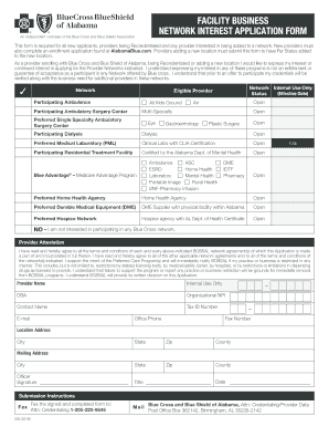 Fillable Online providers bcbsal bcbsal Fax Email Print - pdfFiller