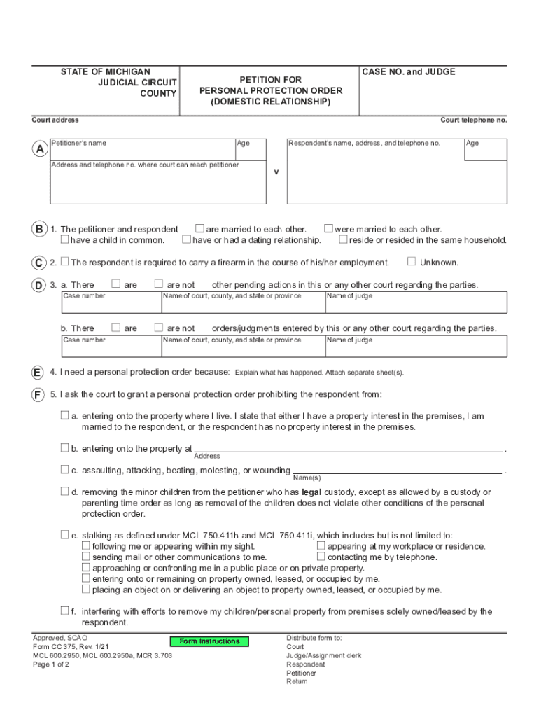 Fillable Online courts michigan Fax Email Print - pdfFiller