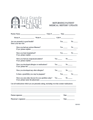 Fillable Online Patient Name Chart # Date Fax Email Print - pdfFiller