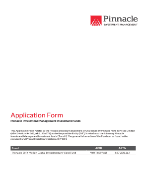 Fillable Online 20180830Pinnacle Application Form Fax Email Print ...