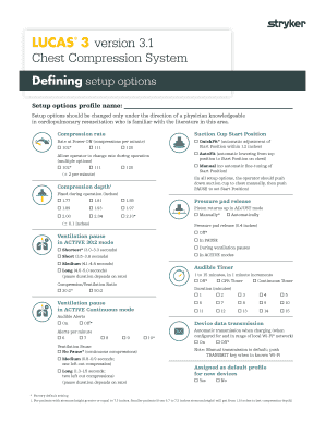 Fillable Online LUCAS 3 version 3.1 Chest Compression System Fax Email ...
