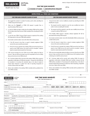 Fillable Online Change Of Bank & Modify Request In One Time Bank Mandate Form 02-07-2018.cdr Fax ...