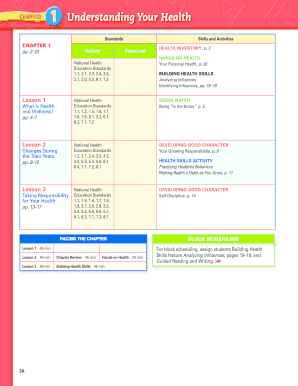 Glencoe Health Textbook Pdf - Fill Online, Printable, Fillable, Blank ...