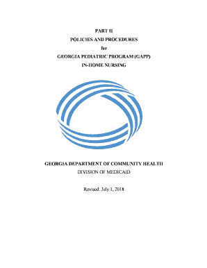 Fillable Online gapp program georgia Fax Email Print - pdfFiller