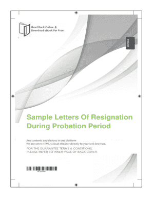 Fillable Online Free Download Sample Letters Of Resignation During ...