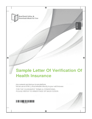 Fillable Online Free Download Sample Letter Of Verification Of Health ...