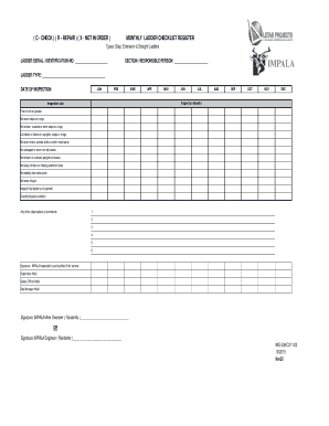 Portable Electrical Equipment Checklist - Fill Online, Printable ...