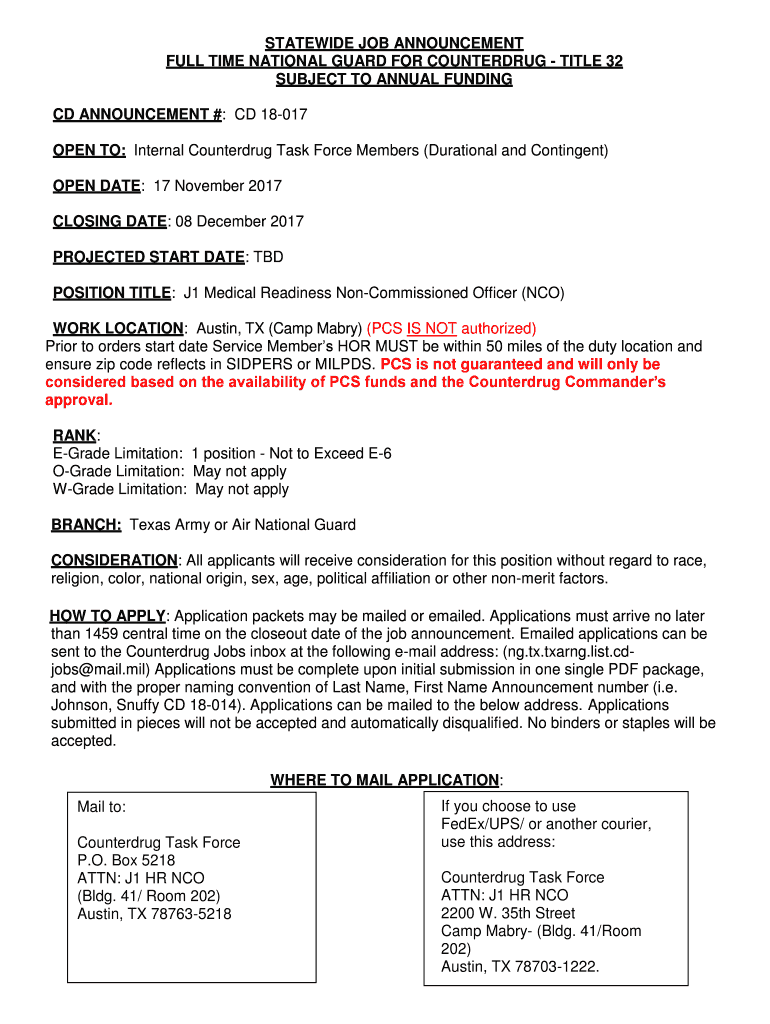 Fillable Online J1 Medical Readiness Non-Commissioned Officer (NCO) Fax ...