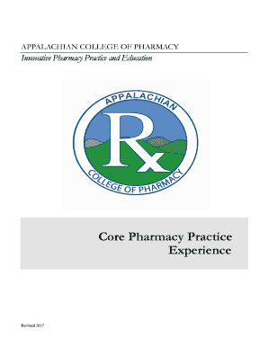 Fillable Online Core Pharmacy Practice Fax Email Print - pdfFiller