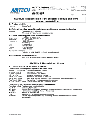 Fillable Online Safety Data Sheet E002 (en-GB) - CarboCarbo.RU Fax ...