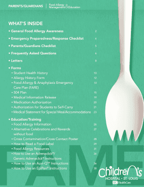 Fillable Online Emergency Preparedness/Response Checklist Fax Email ...