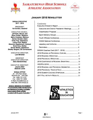 Fillable Online SHSAA EXECUTIVE Fax Email Print - pdfFiller