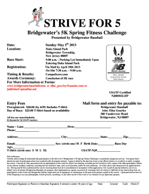 Fillable Online STRIVE FOR 5 - CompuScore Fax Email Print - pdfFiller