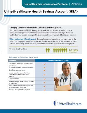 Fillable Online UnitedHealthcare Health Savings Account (HSA) - Broker ...