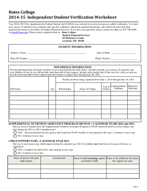 Fillable Online Verification-Worksheet-Independent-Student.pdf Fax ...
