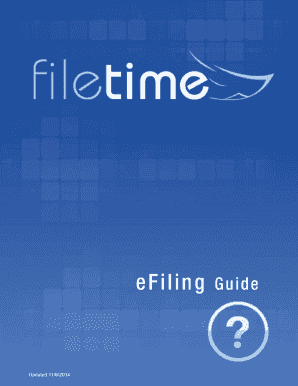 Fillable Online EFiling Guide Fax Email Print - pdfFiller