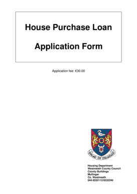 Fillable Online House Purchase Loan Application form Fax Email Print ...