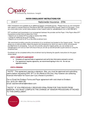 Fillable Online Nationwide Insurance - ERA Fax Email Print - pdfFiller