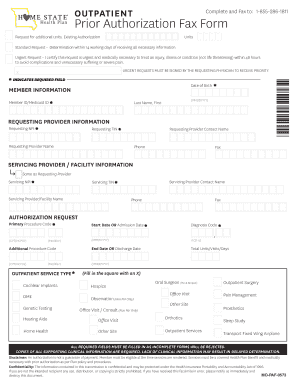 Fillable Online Centene Enterprise Authorization Fax Form - Home State ...