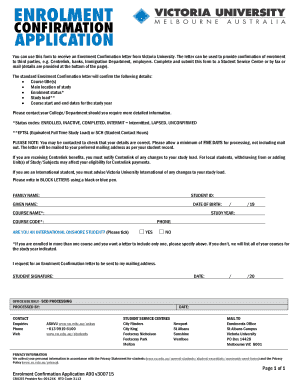 Fillable Online You can use this form to receive an Enrolment ...