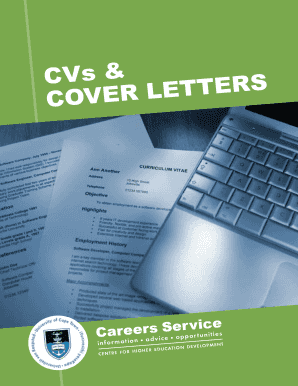 Fillable Online careers uct ac CVs & Fax Email Print - pdfFiller