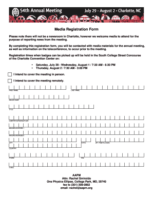 Fillable Online aapm 2012 Media Registration Form (1).docx Fax Email ...