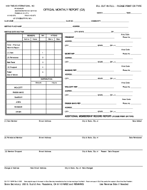Fillable Online cahigh12 You may download the old form by clicking here ...